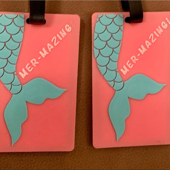 Accessories | G Force Mermazing Mermaid Luggage Tags Nwt | Poshmark
